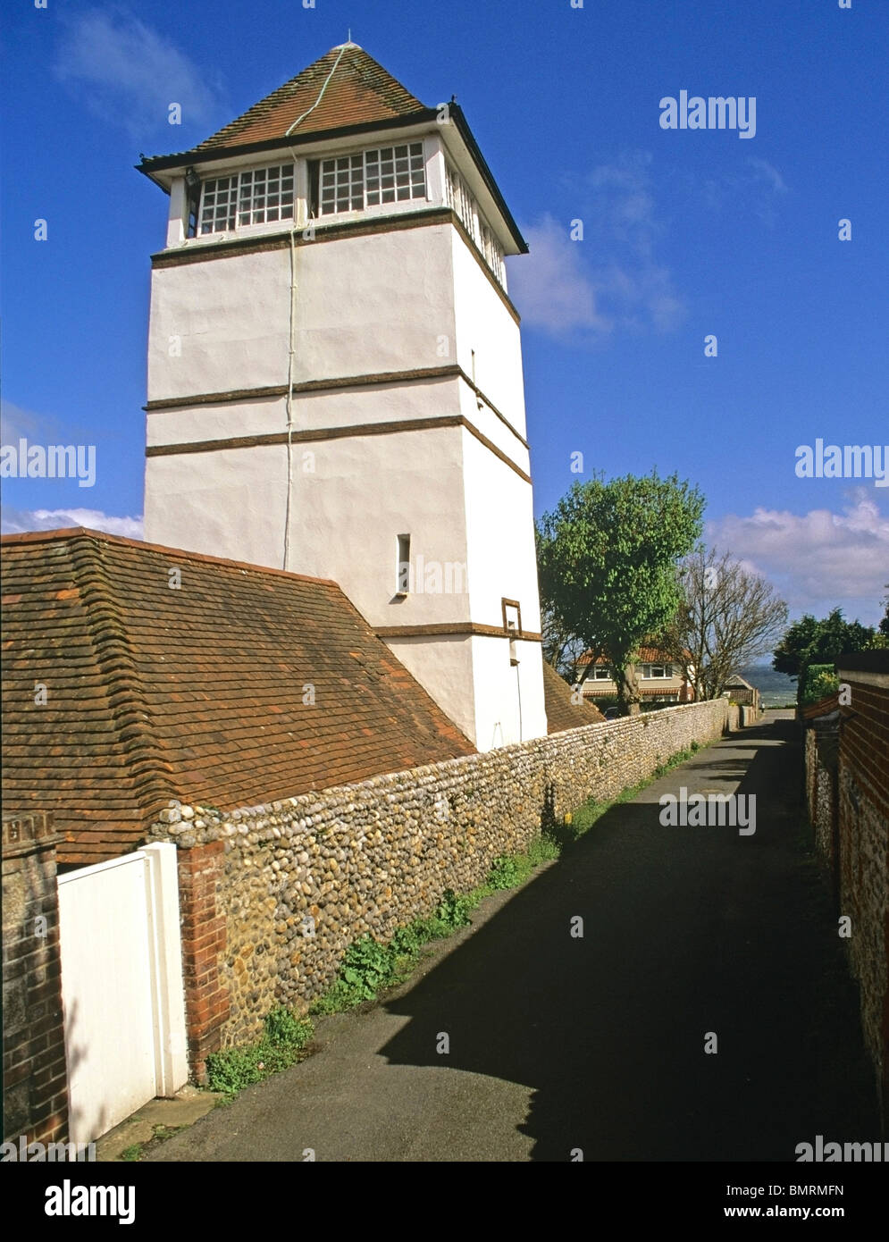 Overstrand Clock Tower Stock Photo - Alamy