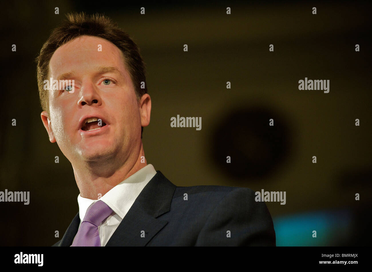 Nick Clegg in the Citizens UK General Election Assembly confrence, at ...
