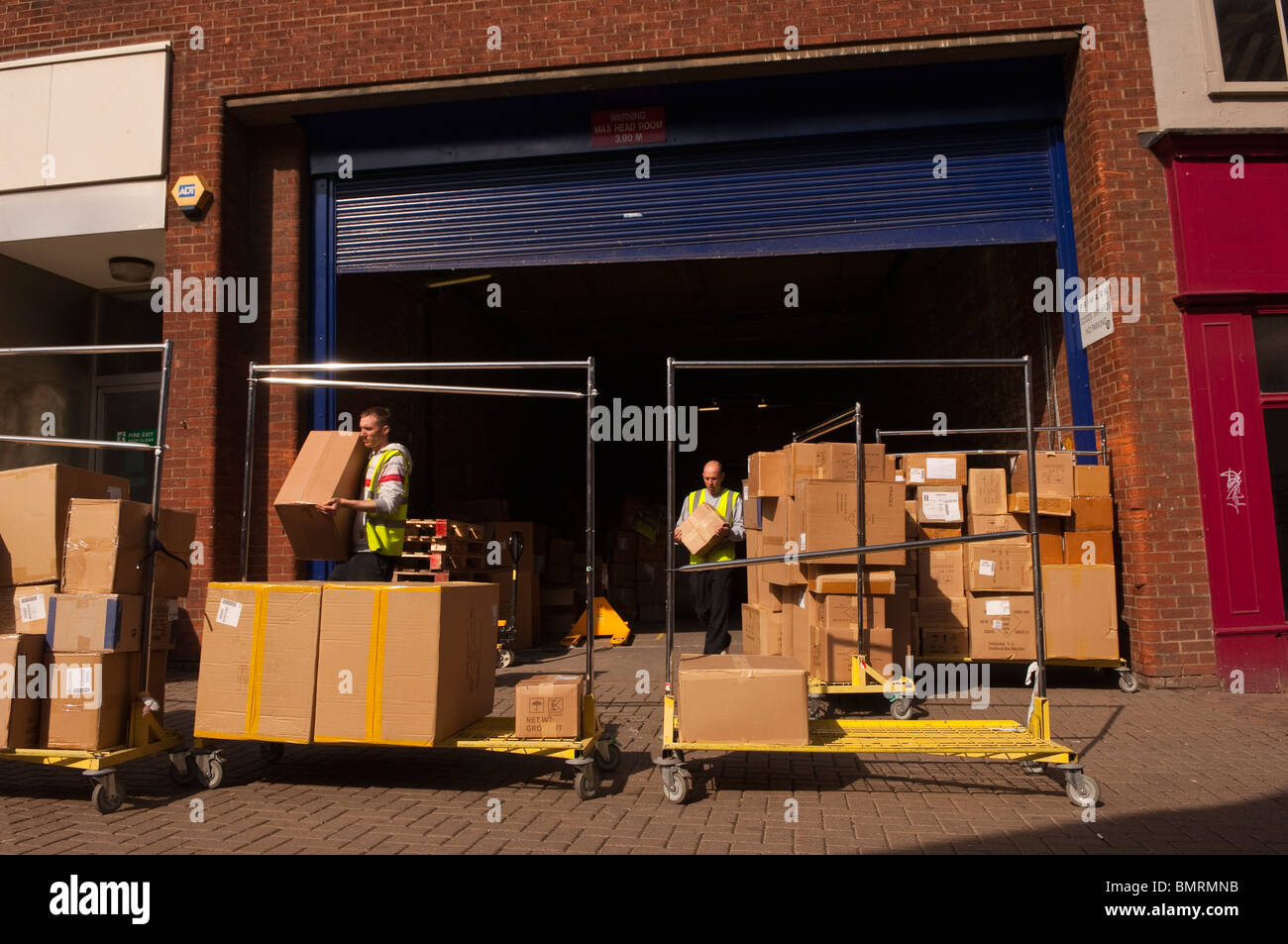 Parcels being delivered High Resolution Stock Photography and Images ...