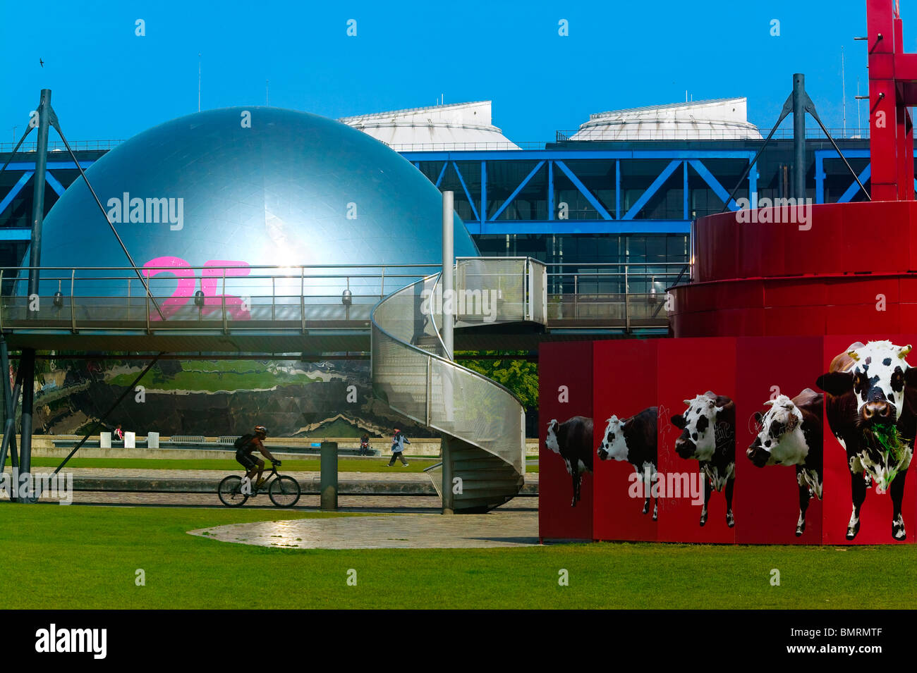 CITY OF SCIENCES AND INDUSTRY,THE GEODE, PARIS, FRANCE Stock Photo - Alamy