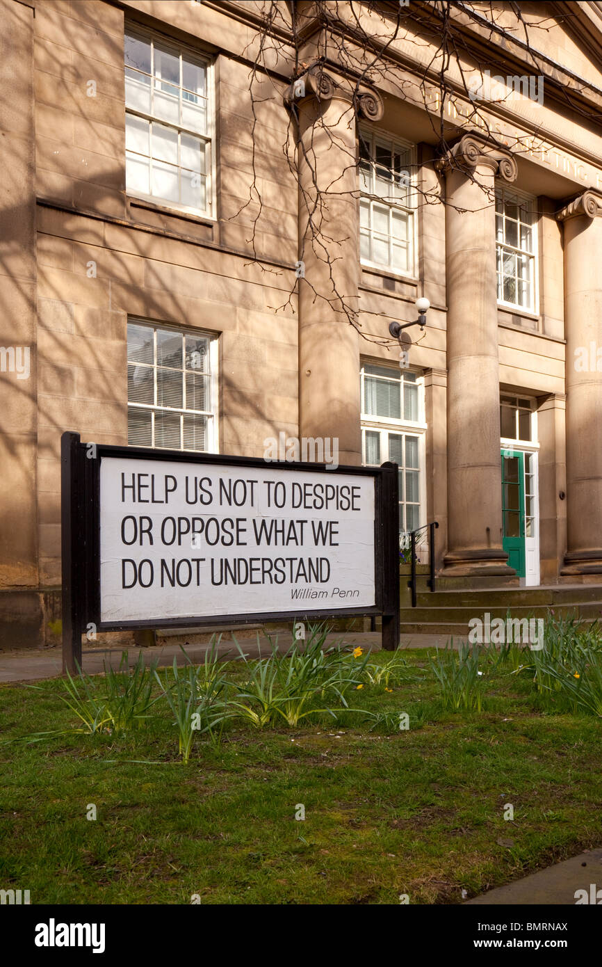 Quaker's Meeting House, central Manchester,UK Stock Photo - Alamy