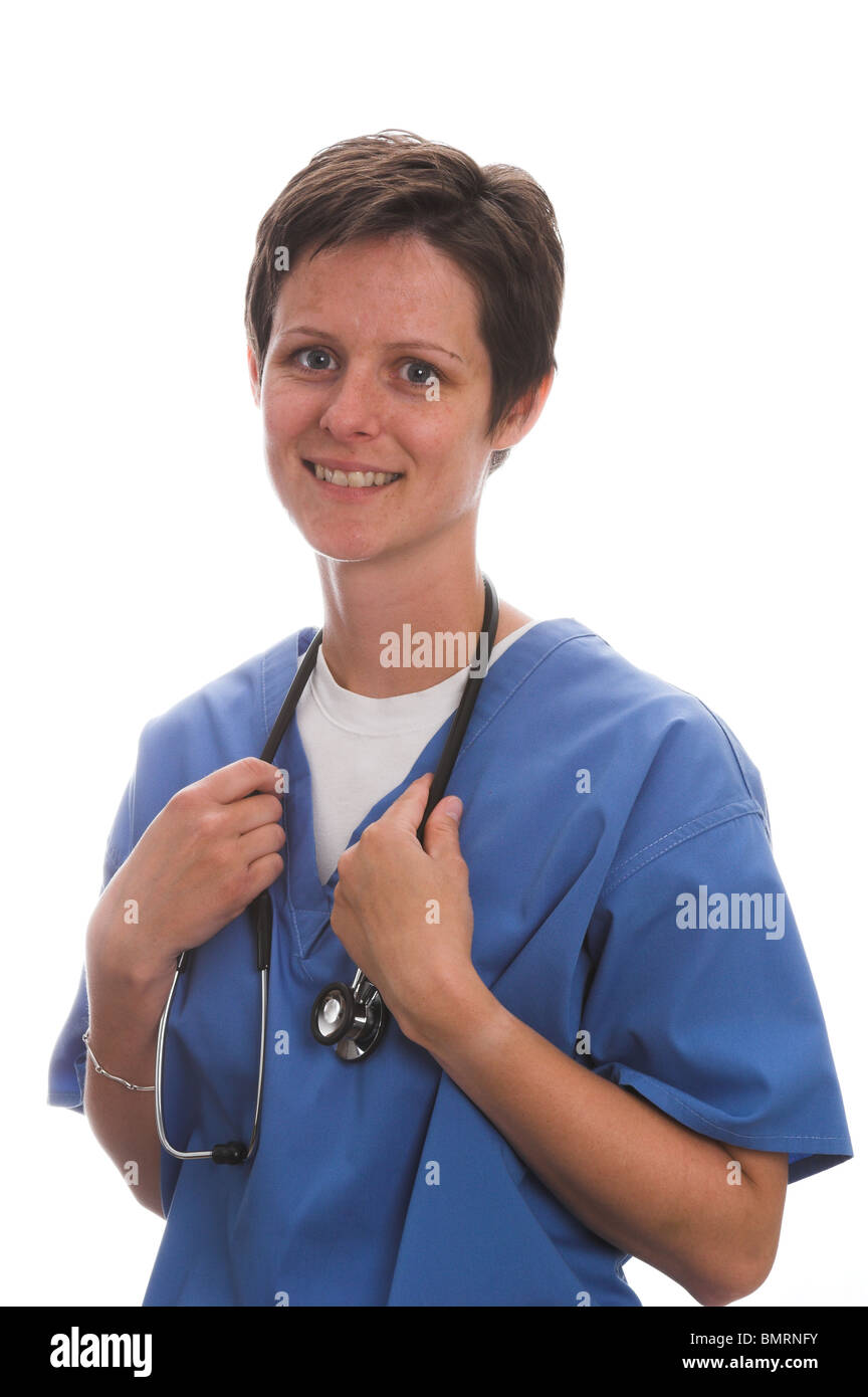 Portrait of a nurse Stock Photo - Alamy