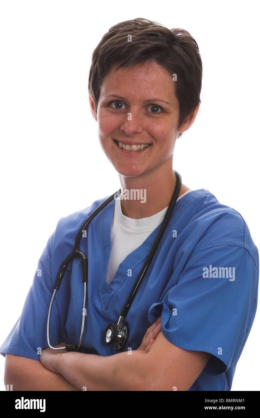 Portrait of a nurse Stock Photo - Alamy