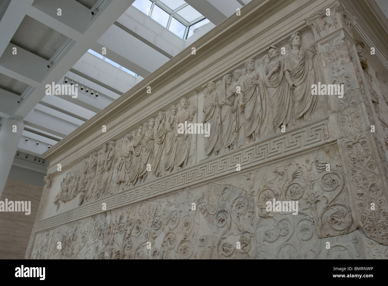 The Ara pacis augustae in Rome Stock Photo - Alamy