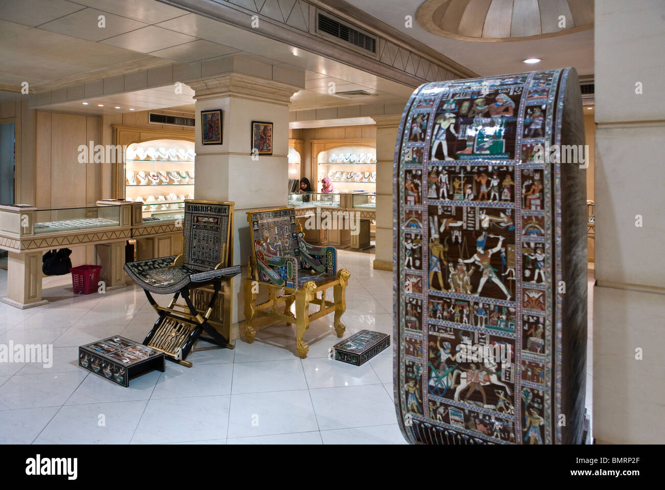 Egypt, Cairo, a luxury craft shop Stock Photo - Alamy