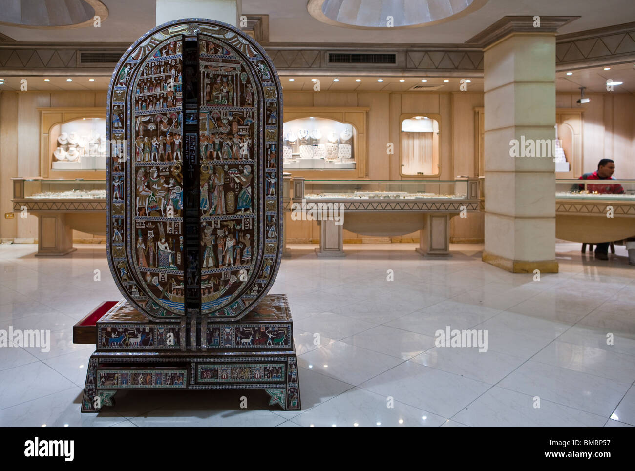 Egypt, Cairo, a luxury craft shop Stock Photo - Alamy