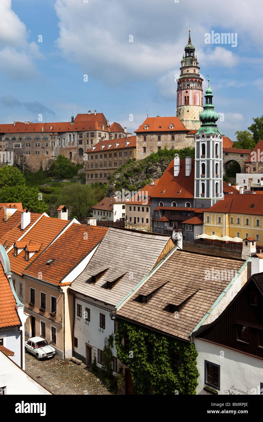 Cesky Krumlov castle view, Czech Republic Stock Photo - Alamy