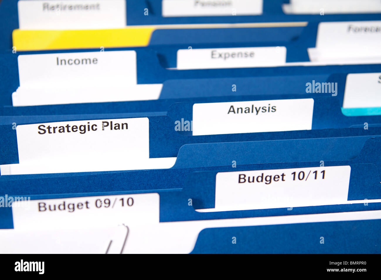 File folder tabs hi-res stock photography and images - Alamy