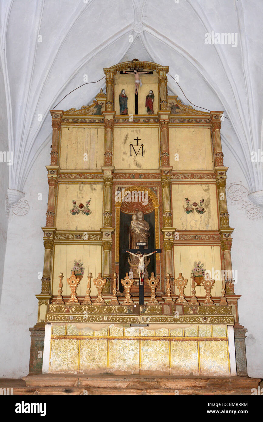 Main Altar ; The Church Of Our Lady Of The Rosary ; Built In 1544 A.D ...