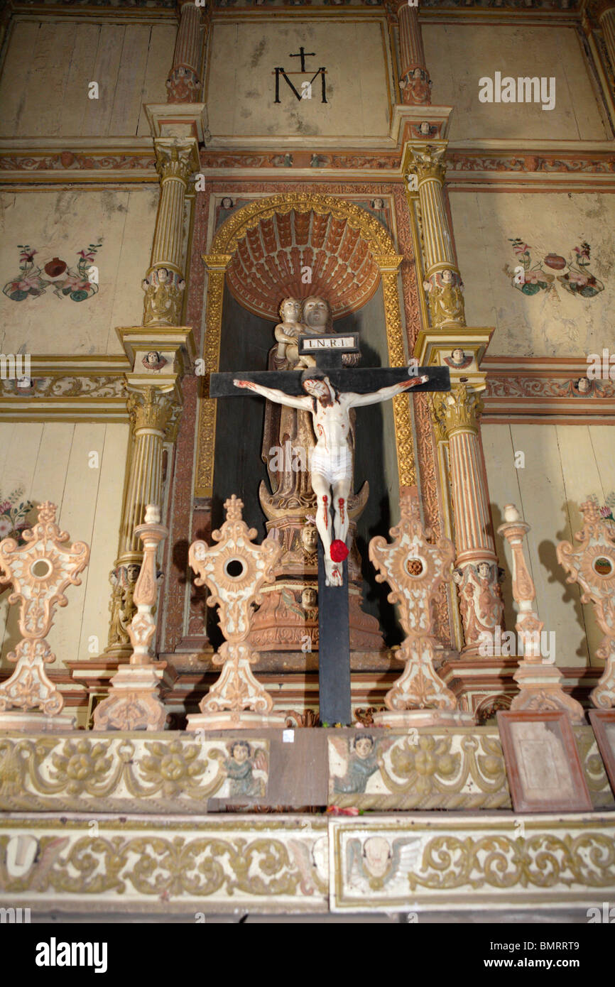 Main Altar ; The Church Of Our Lady Of The Rosary ; Old Goa ; Velha Goa ...