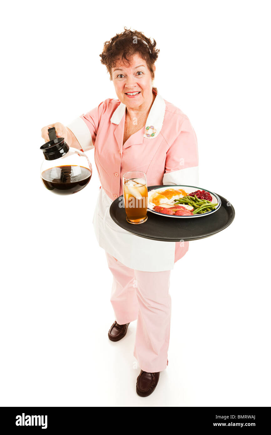 Exhausted waitress hi-res stock photography and images - Alamy