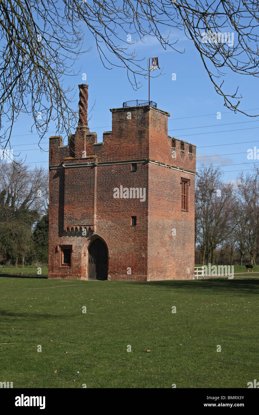 Rye House Gatehouse, built in 1443, Hoddesdon, Hertfordshire, England ...