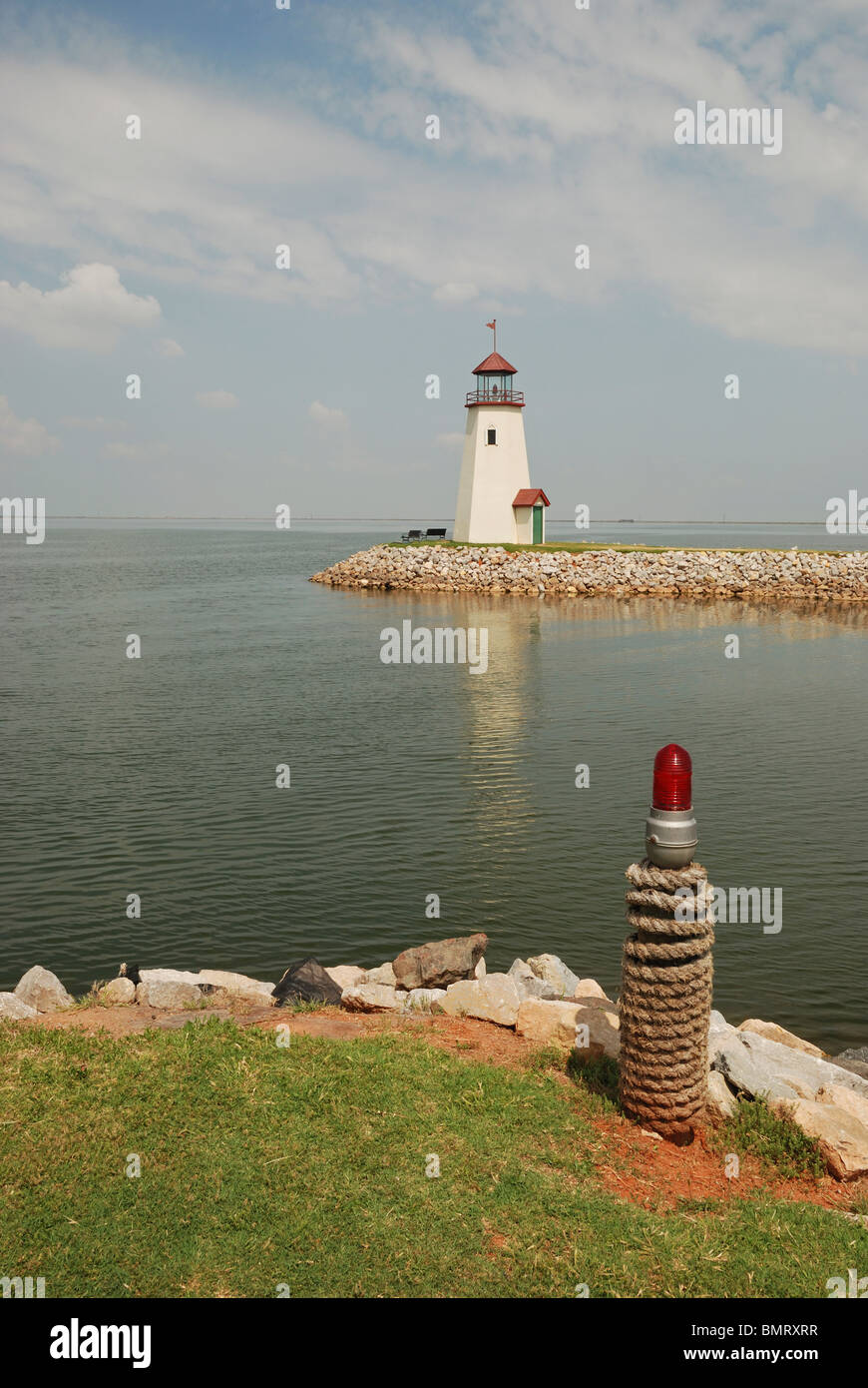 The Lighthouse at Lake Hefner, Oklahoma City, Oklahoma, USA Stock Photo ...