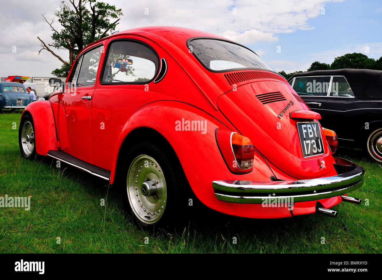 Red beetle car classic hi-res stock photography and images - Alamy