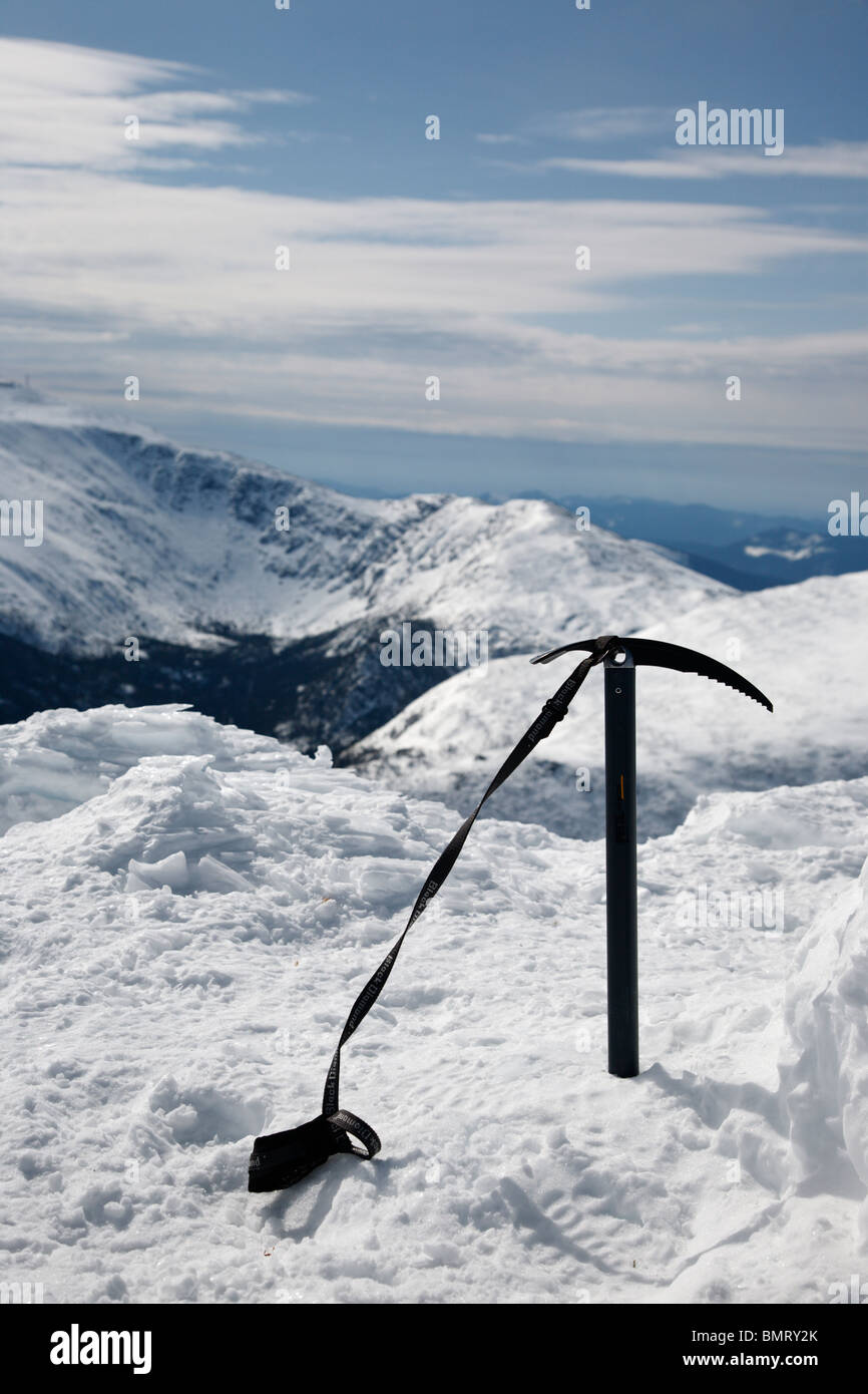 The summit of Mount Adams during the winter months in the White ...