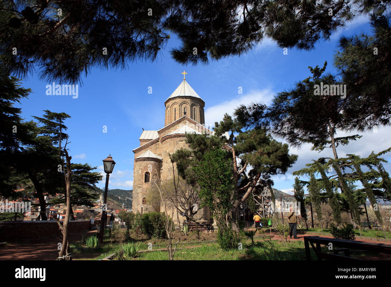 Metekhi church Tbilisi Georgia Stock Photo - Alamy