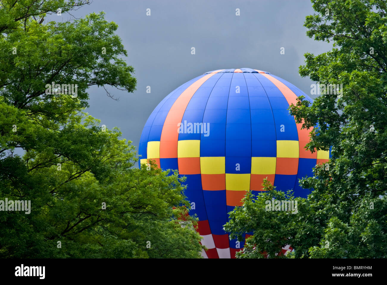 Hot air balloon storm clouds hi-res stock photography and images - Alamy