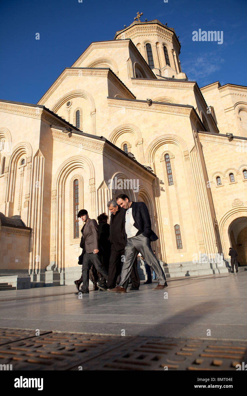 Tbilisi Holy Trinity Sameba Cathedral, Georgia Stock Photo - Alamy