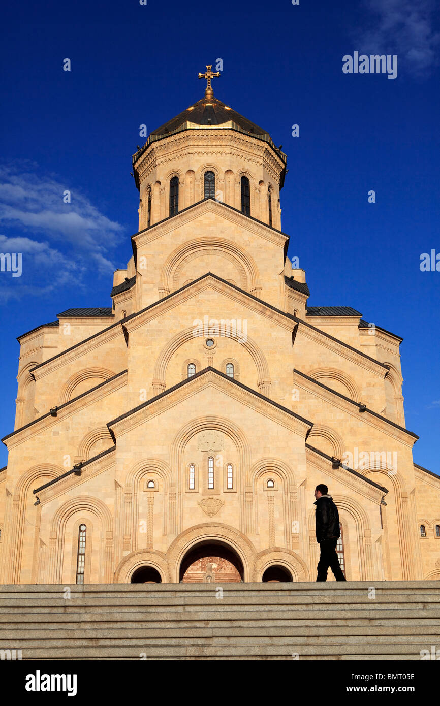 Tbilisi Holy Trinity Sameba Cathedral, Georgia Stock Photo - Alamy