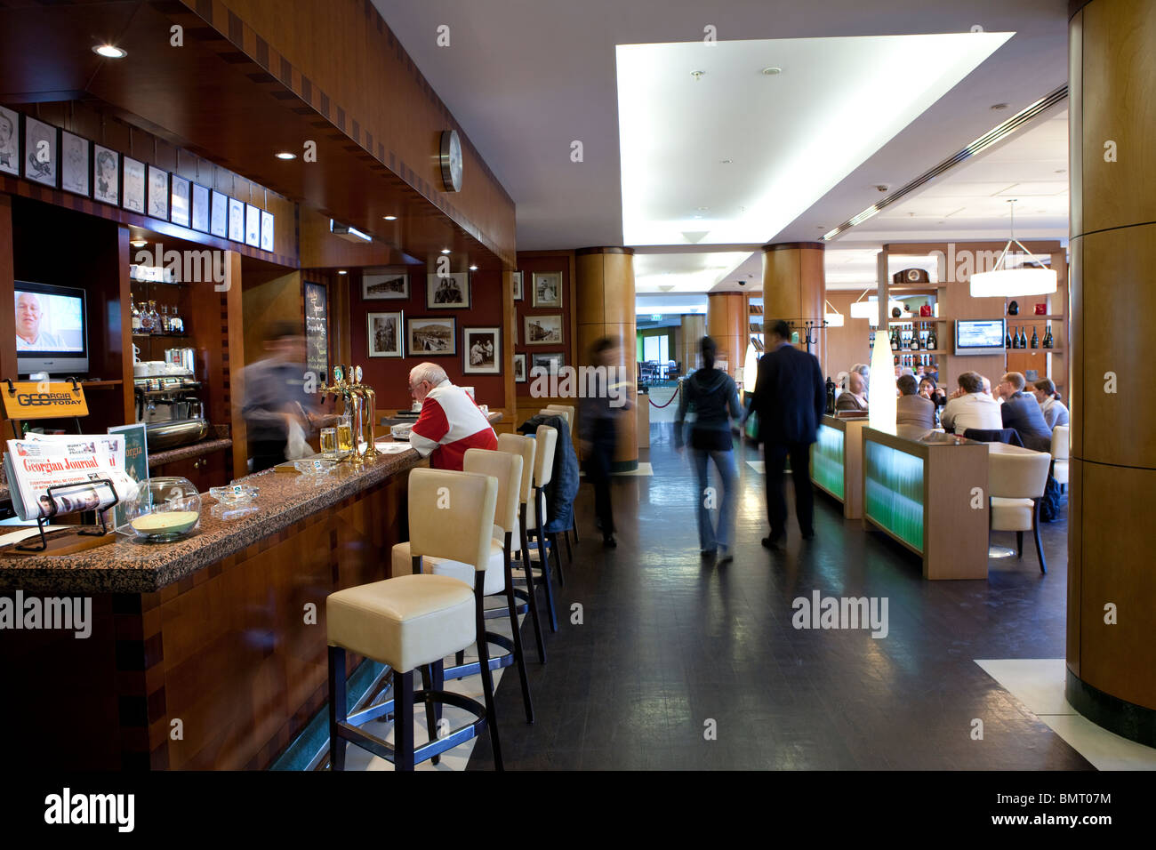 Courtyard Marriott hotel bar, Tbilisi, Georgia Stock Photo - Alamy