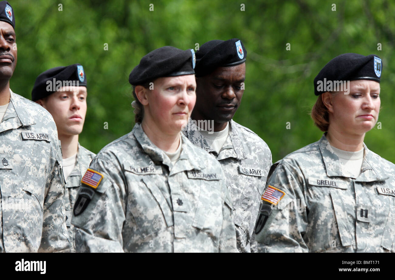American Soldiers Marching