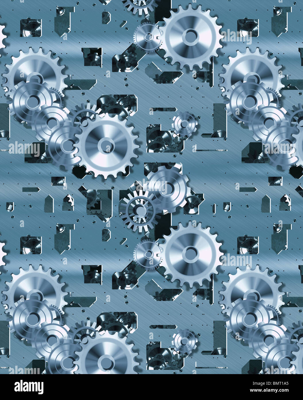 illustration of cogs and clockwork all working together as a team Stock ...