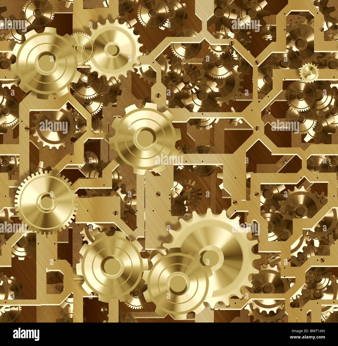 illustration of cogs and clockwork all working together as a team Stock ...