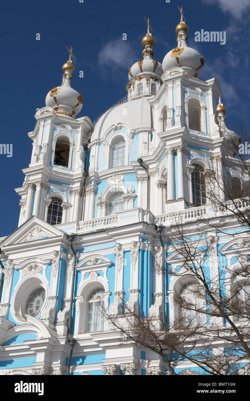 Smolny church hi-res stock photography and images - Alamy