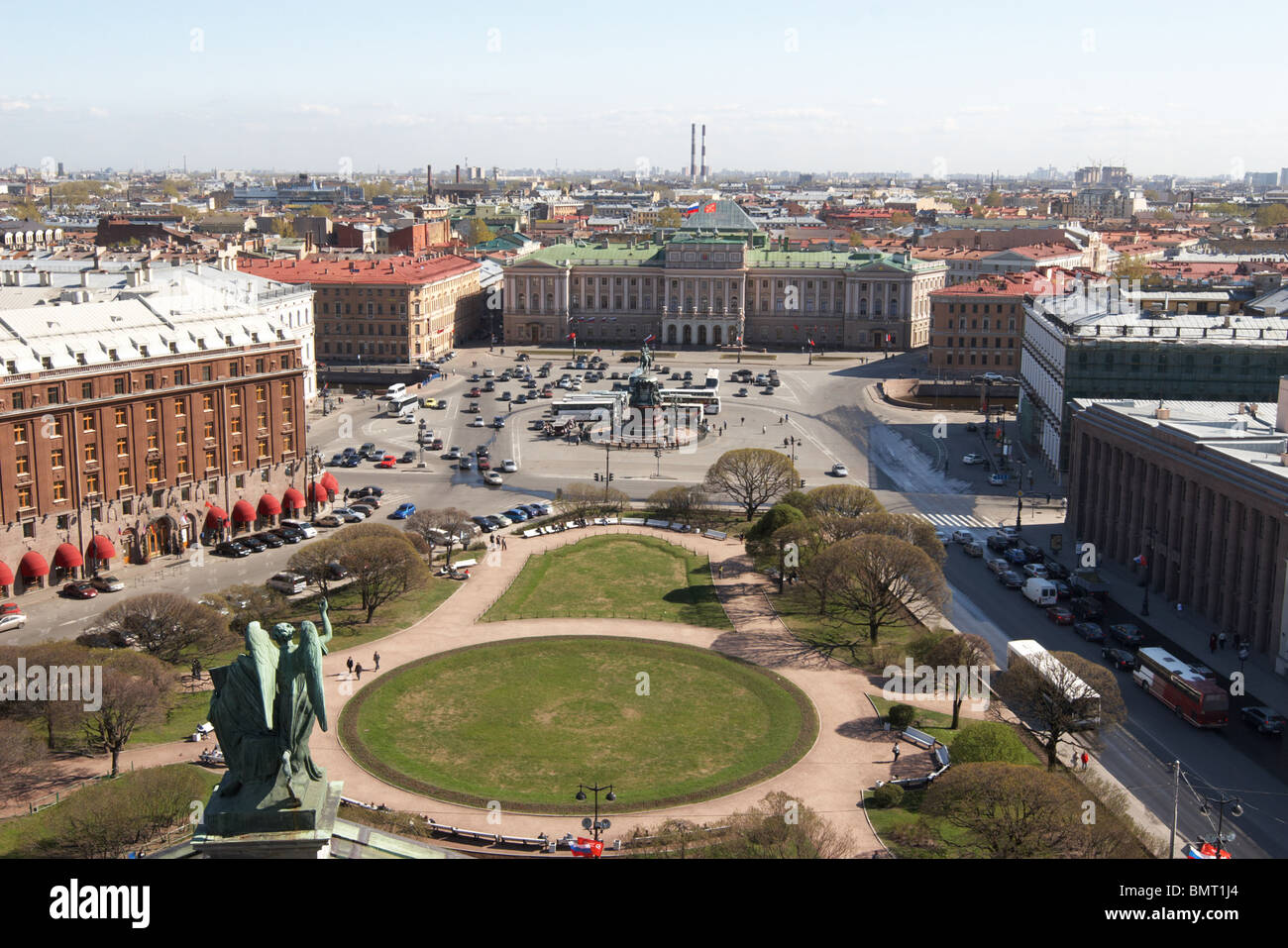 Issakievskaya Square and the Mariinsky Palace Stock Photo - Alamy