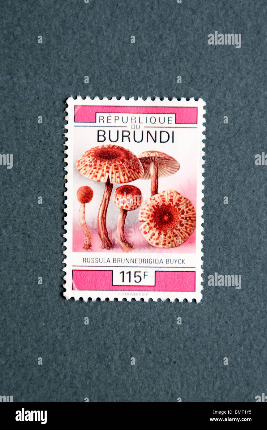 Mushroom stamp hi-res stock photography and images - Alamy