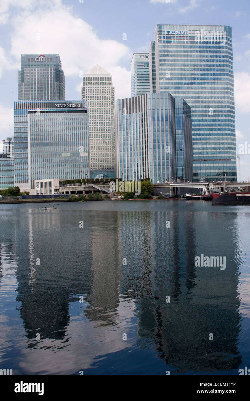 London Docklands Skyline Stock Photo - Alamy