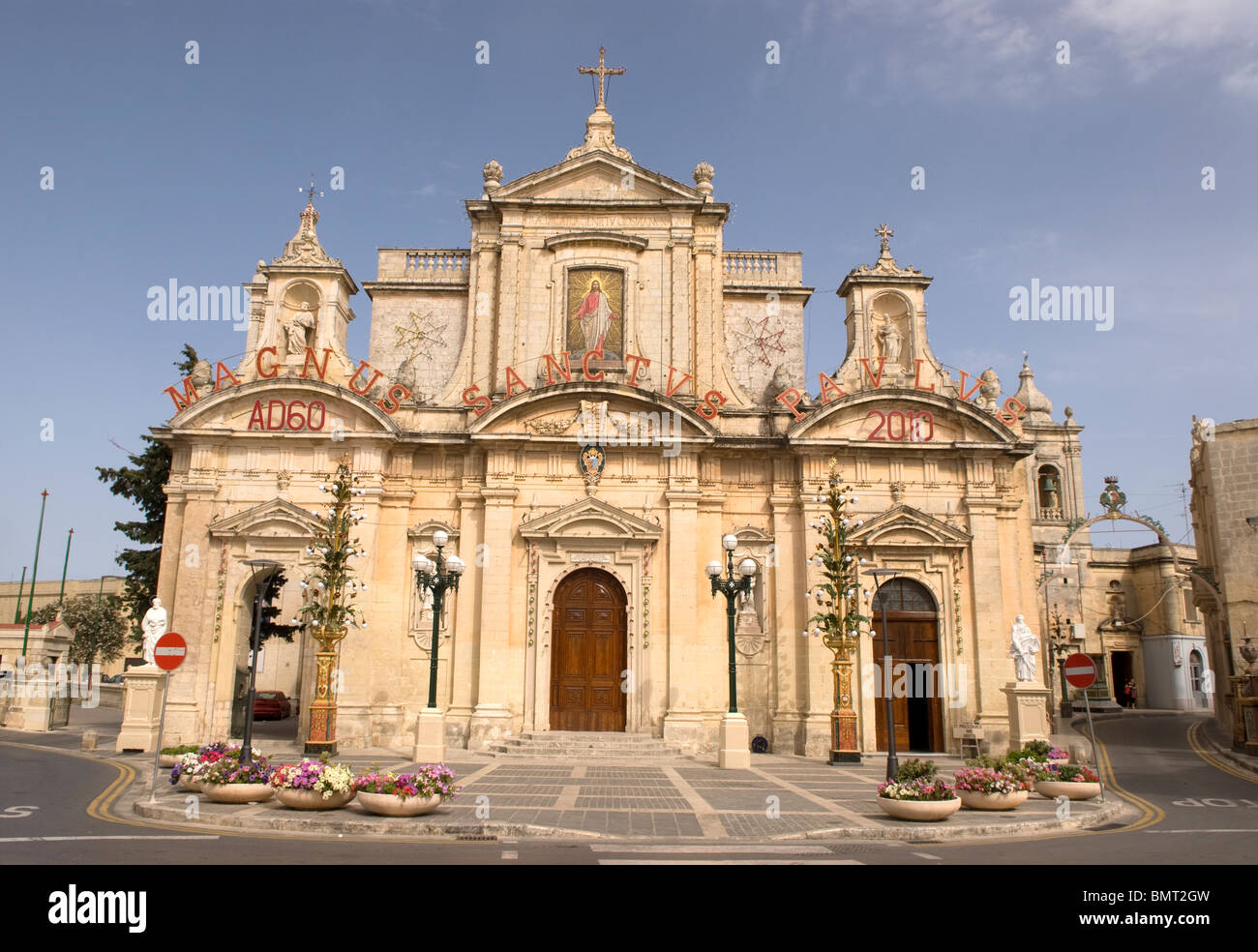 St Paul's Church, Rabat, Malta Stock Photo - Alamy