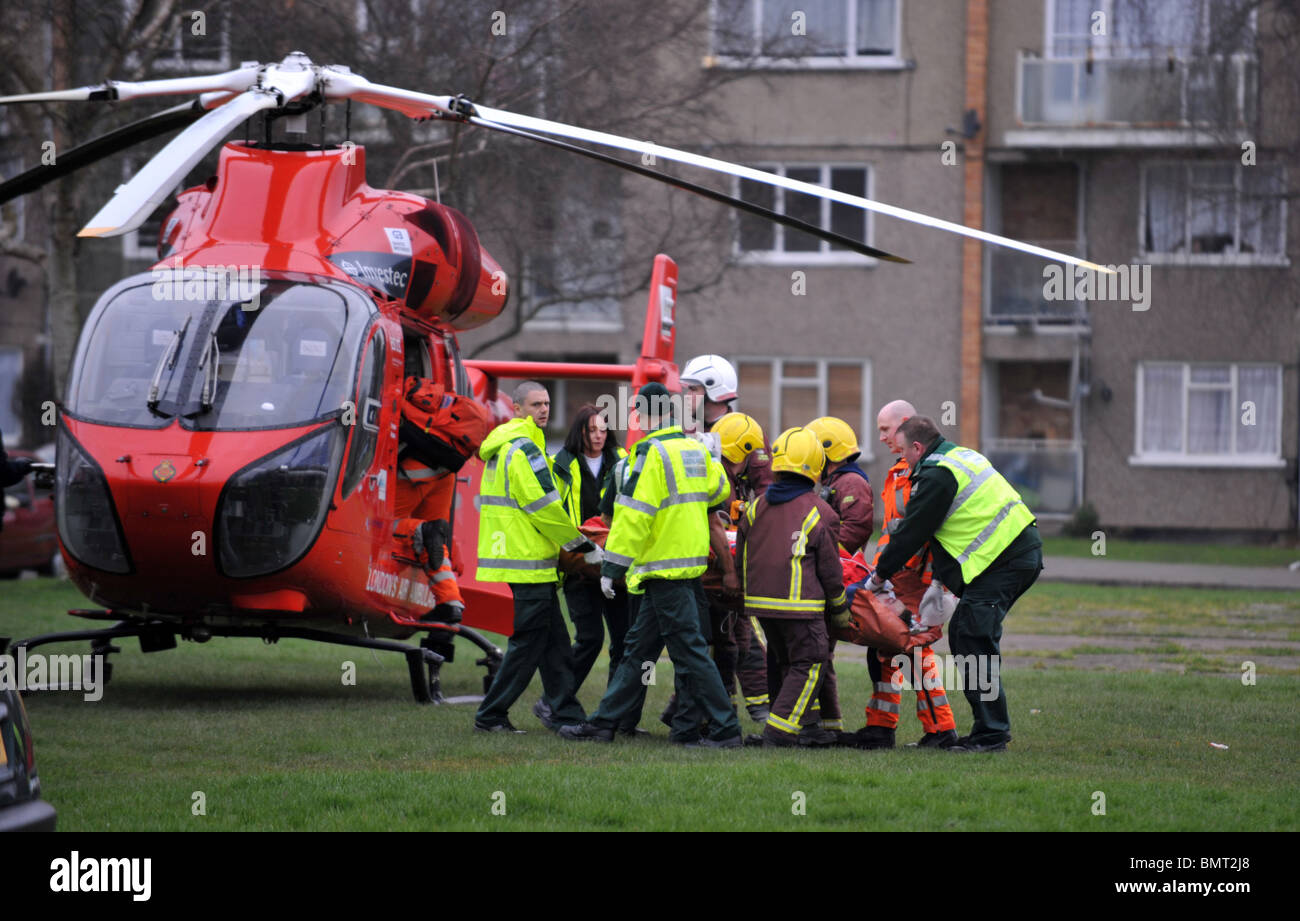 gas explosion at drinkwater rd south harrow london uk Stock Photo - Alamy