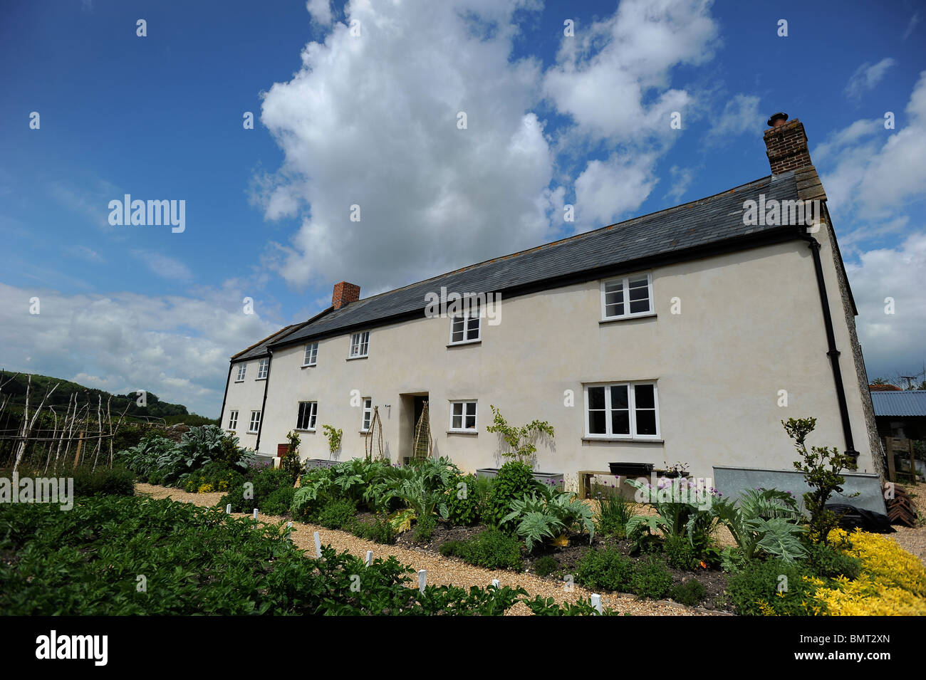 River Cottage HQ, headquarters of TV Chef Hugh Fearnley Whittingstall ...