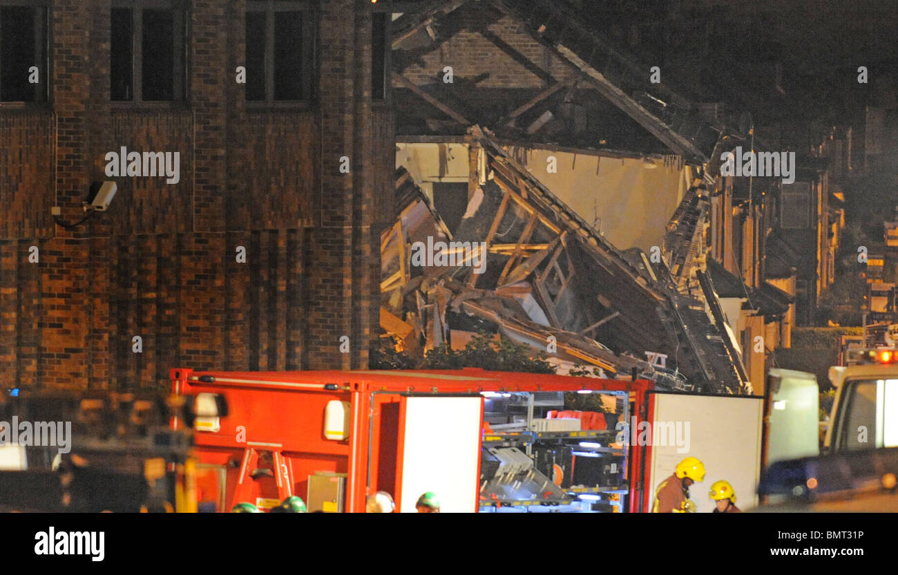 gas explosion stanley rd south harrow which one person is killed Stock ...