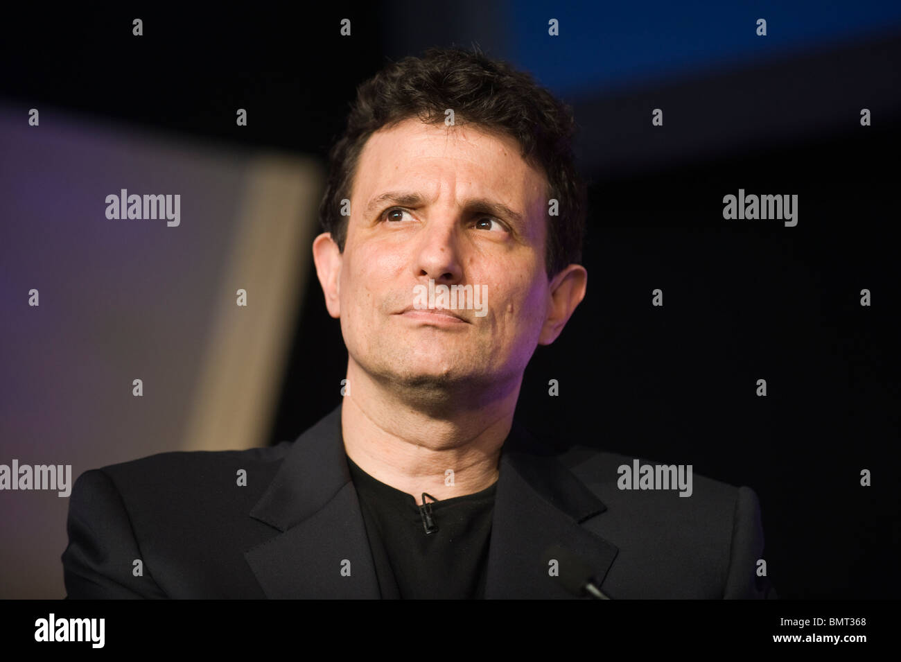 David Remnick editor of The New Yorker pictured at Hay Festival 2010 ...