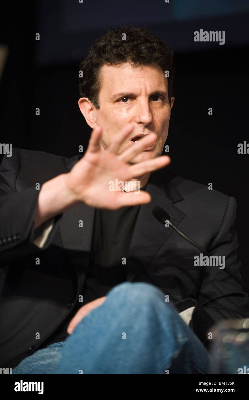 David Remnick editor of The New Yorker pictured at Hay Festival 2010 ...