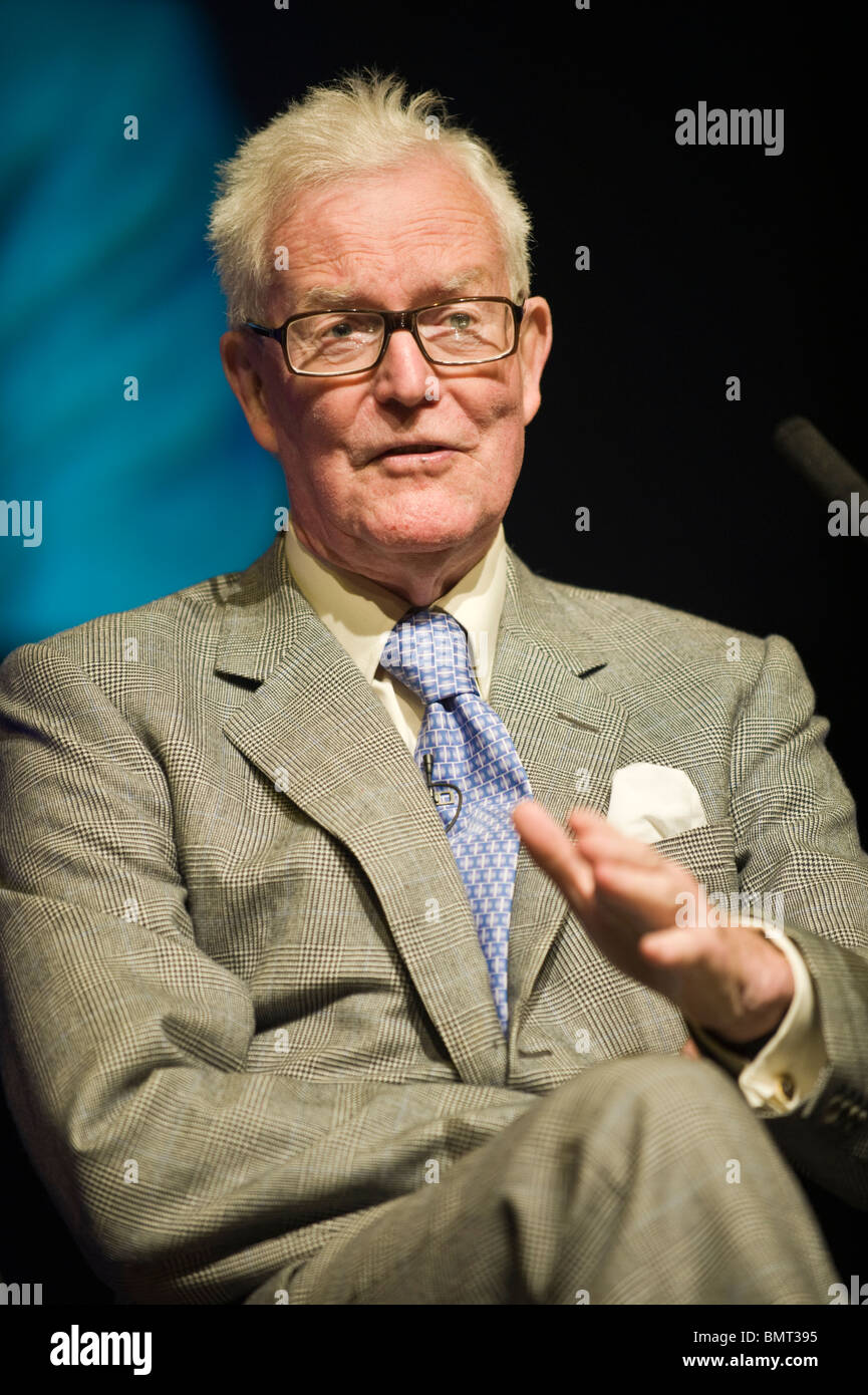 Douglas Hurd former Conservative government minister pictured speaking ...