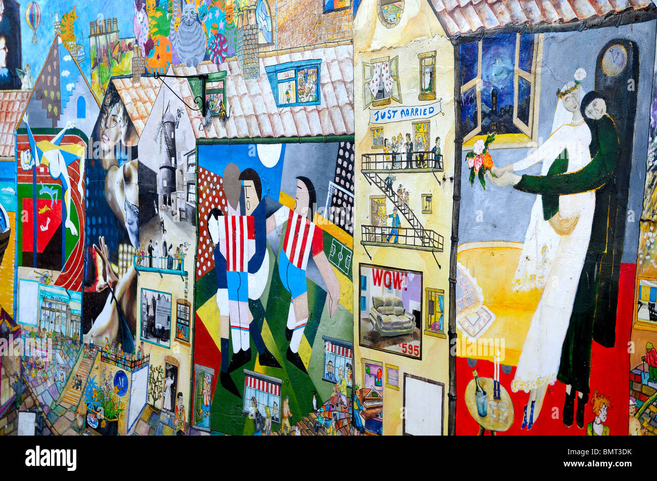 Wall Mural in Scarborough Stock Photo - Alamy