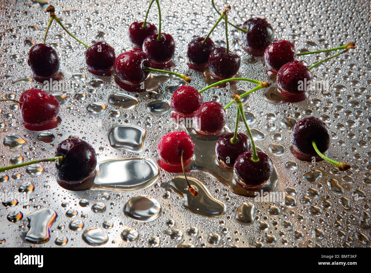 Cherry With Water Droplets High Resolution Stock Photography and Images ...