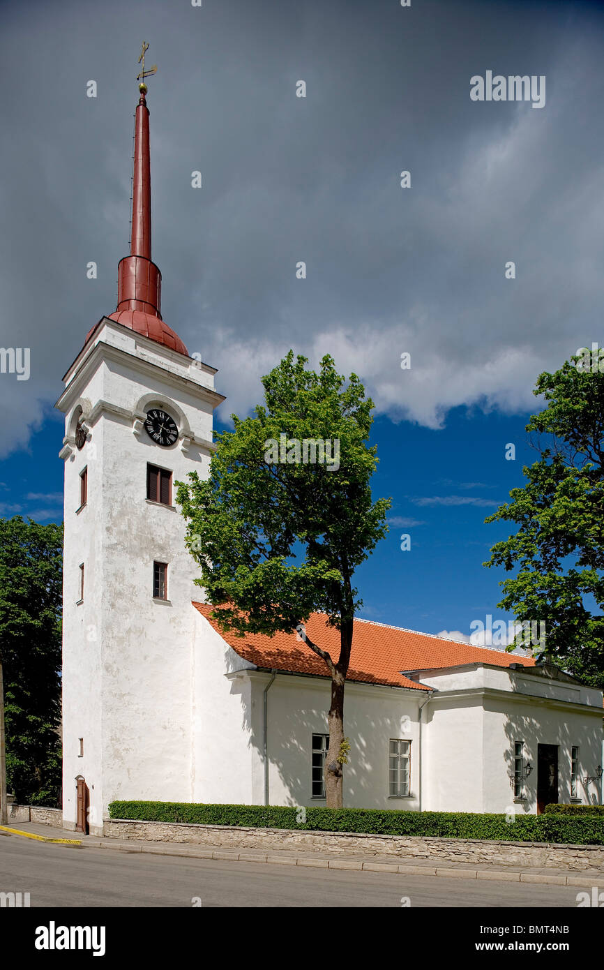 Estonia,Saaremaa Island,Kuressaare,Old Town,Church Stock Photo - Alamy