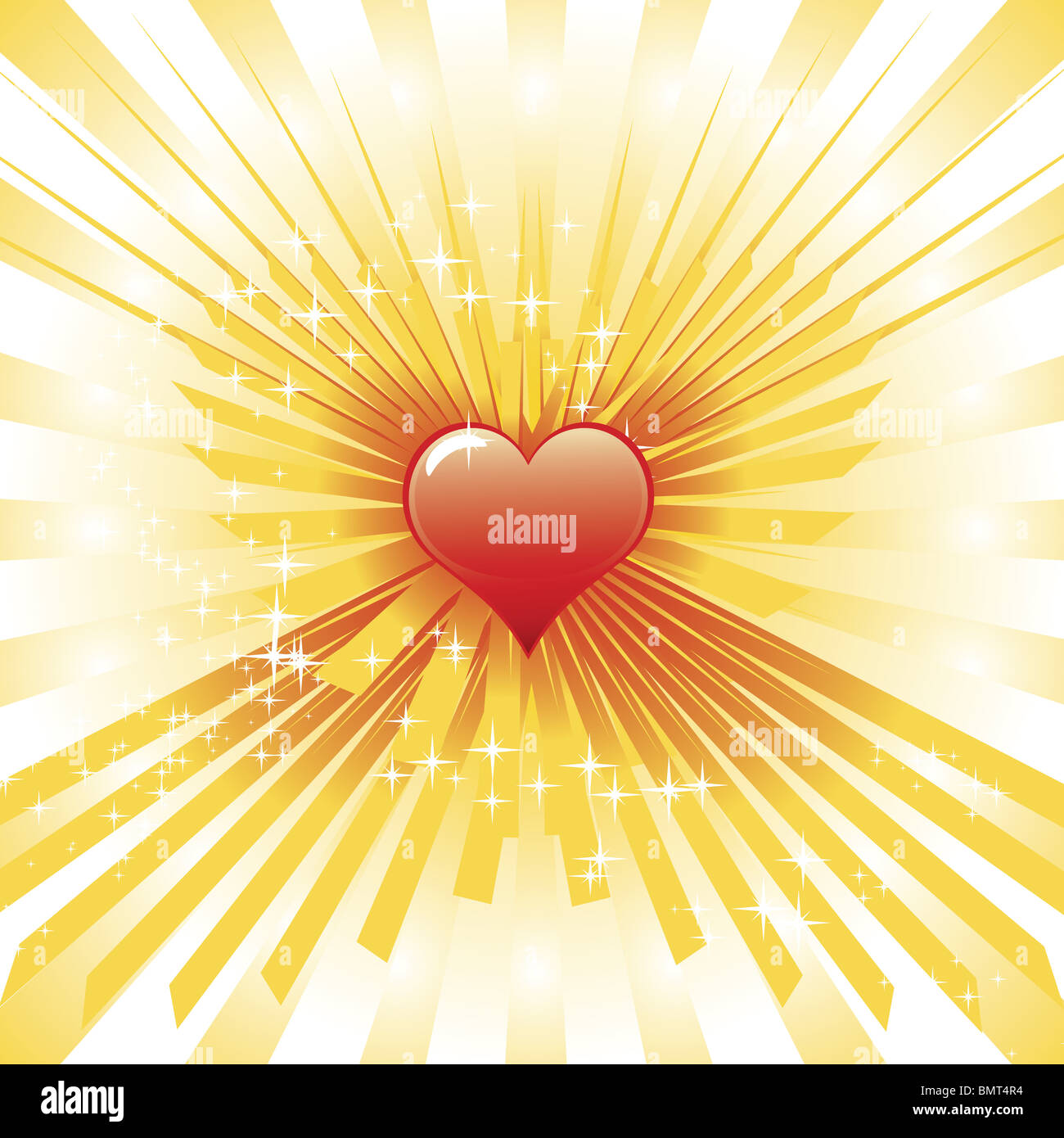 Starburst heart hi-res stock photography and images - Alamy