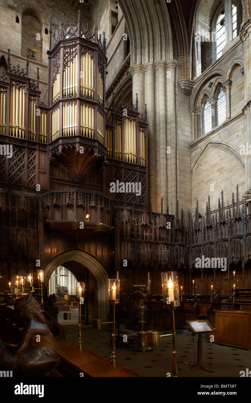 RIPON CITY CATHEDRAL INTERIOR WINDOW NORTH YORKSHIRE UNITED KINGDOM ...
