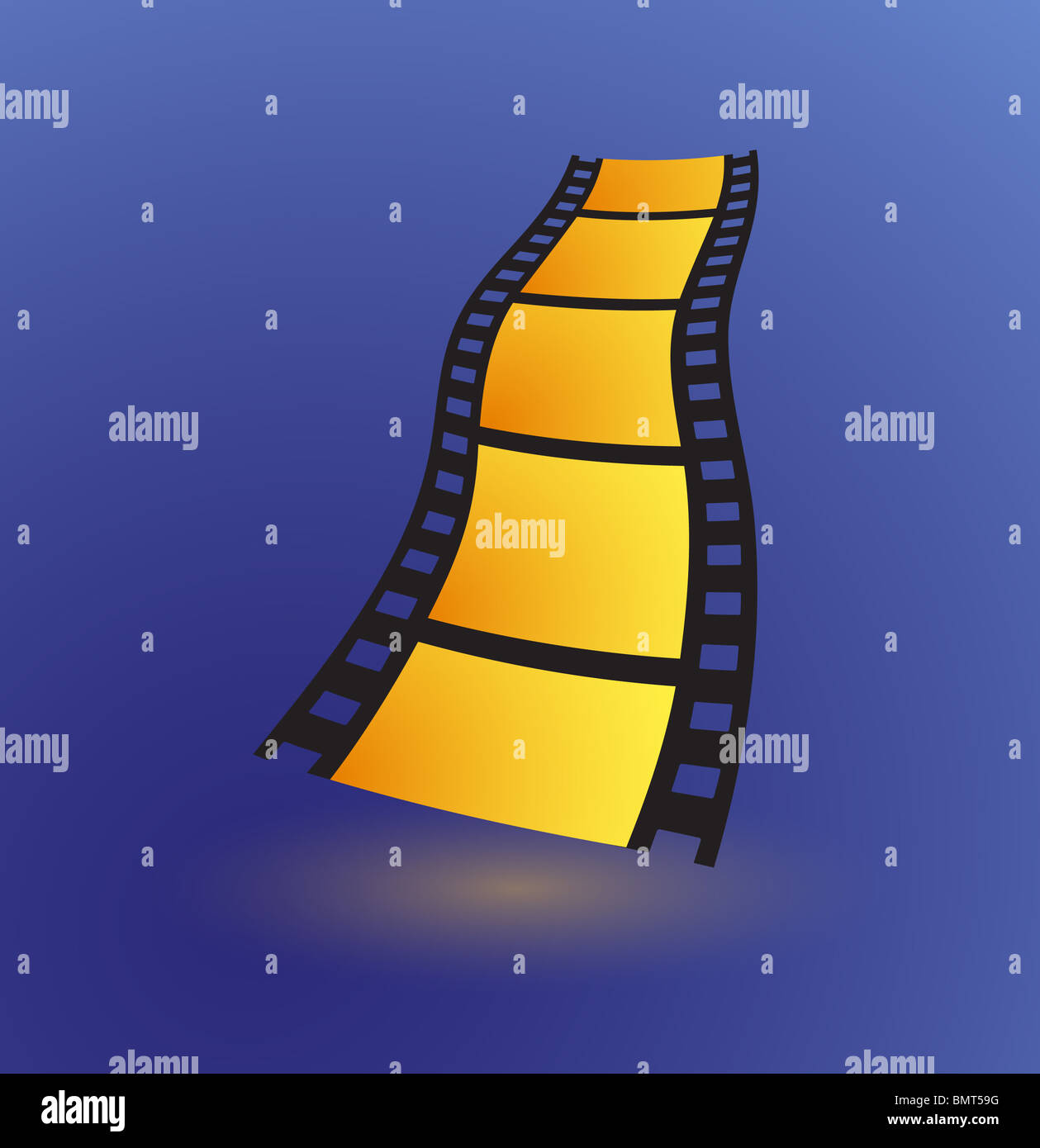 The icon indicating the multimedia - film Stock Photo - Alamy