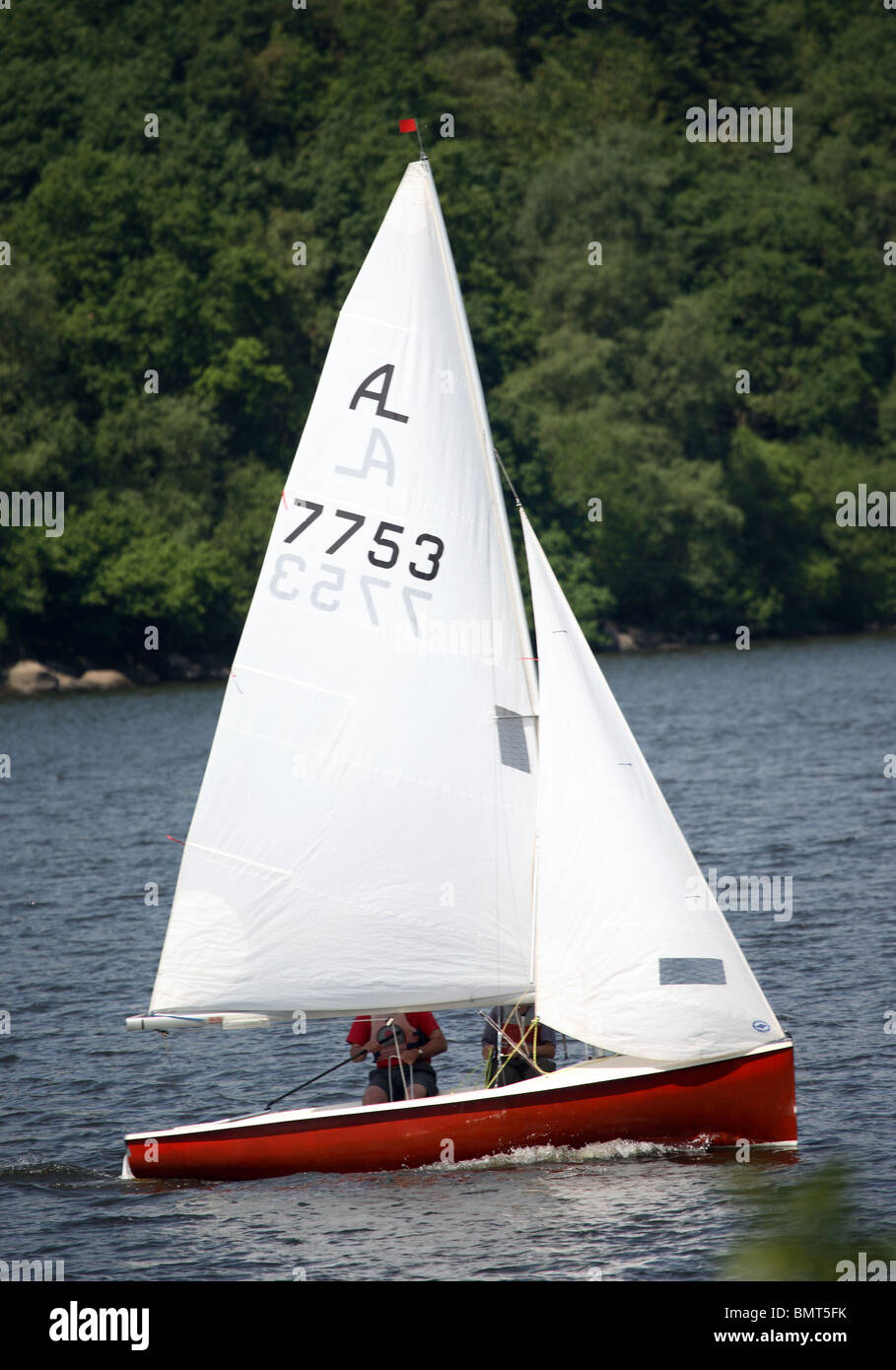 Sailing on Rudyard Lake Stock Photo - Alamy