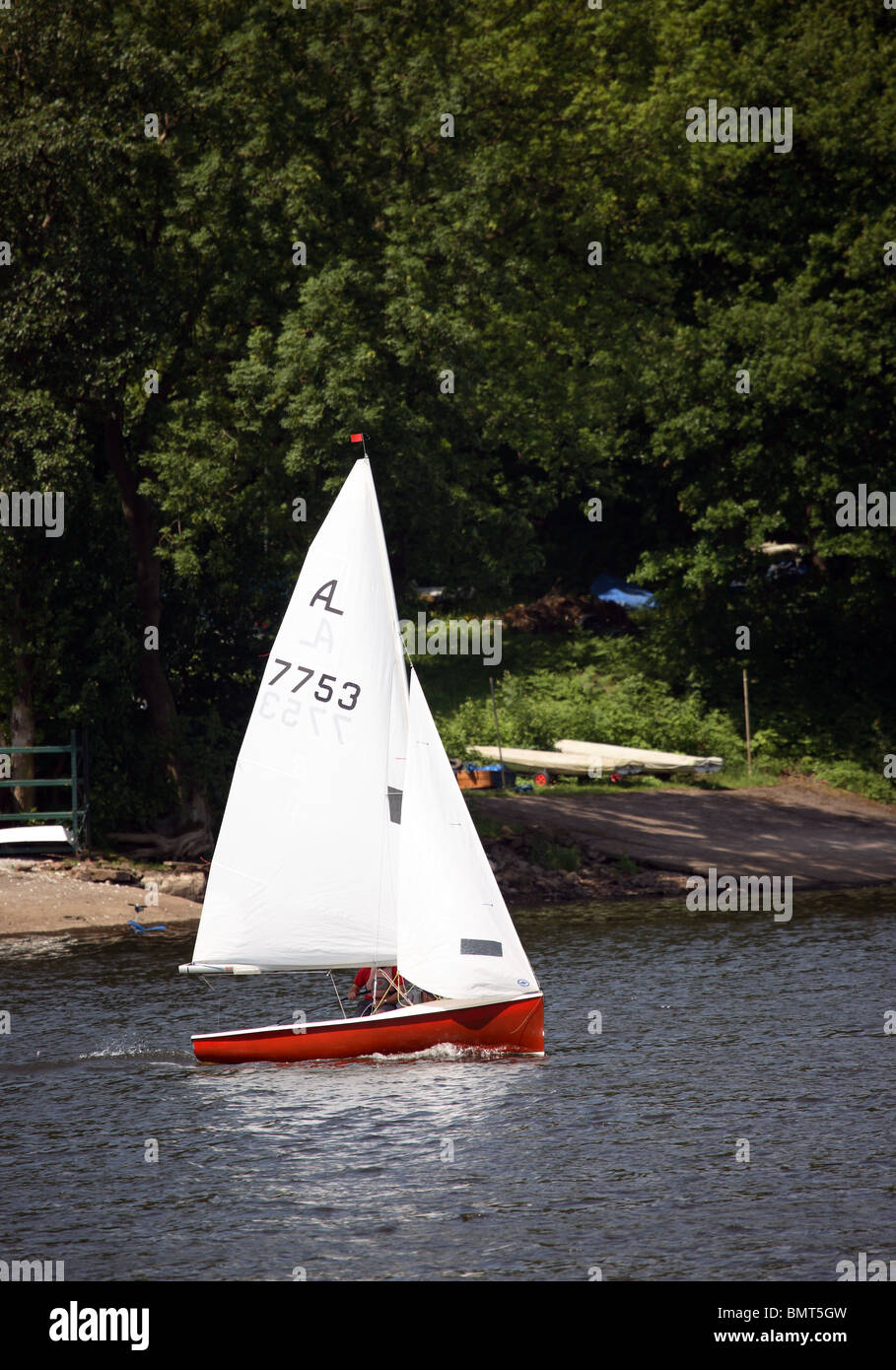 Sailing on Rudyard Lake Stock Photo - Alamy
