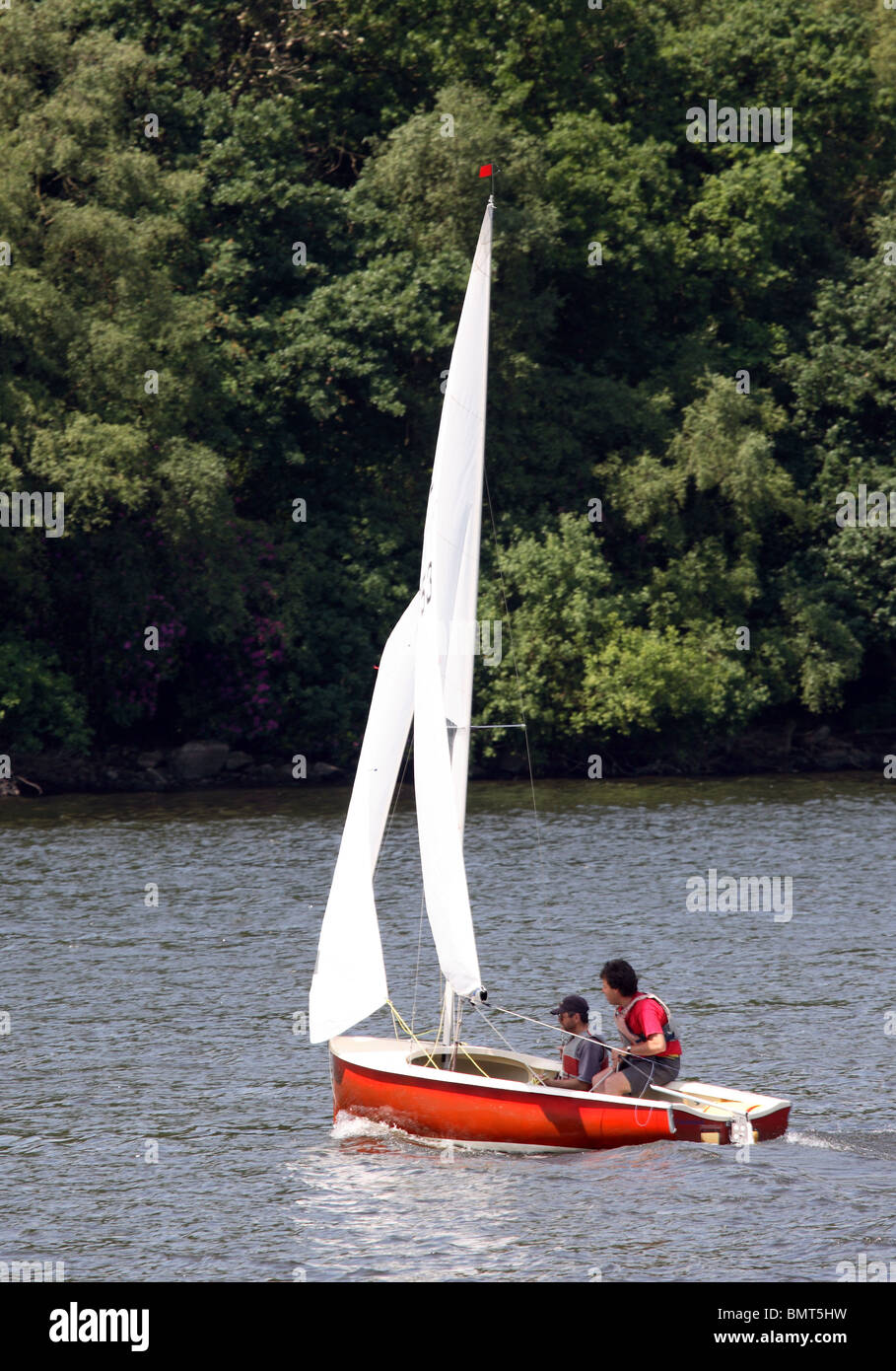 Sailing on Rudyard Lake Stock Photo - Alamy