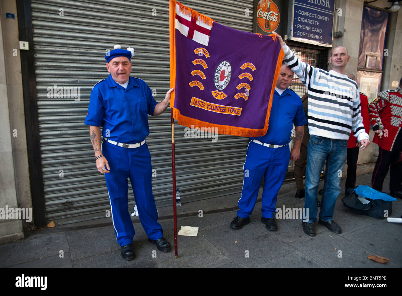 Ulster flag orange order flag hi-res stock photography and images - Alamy