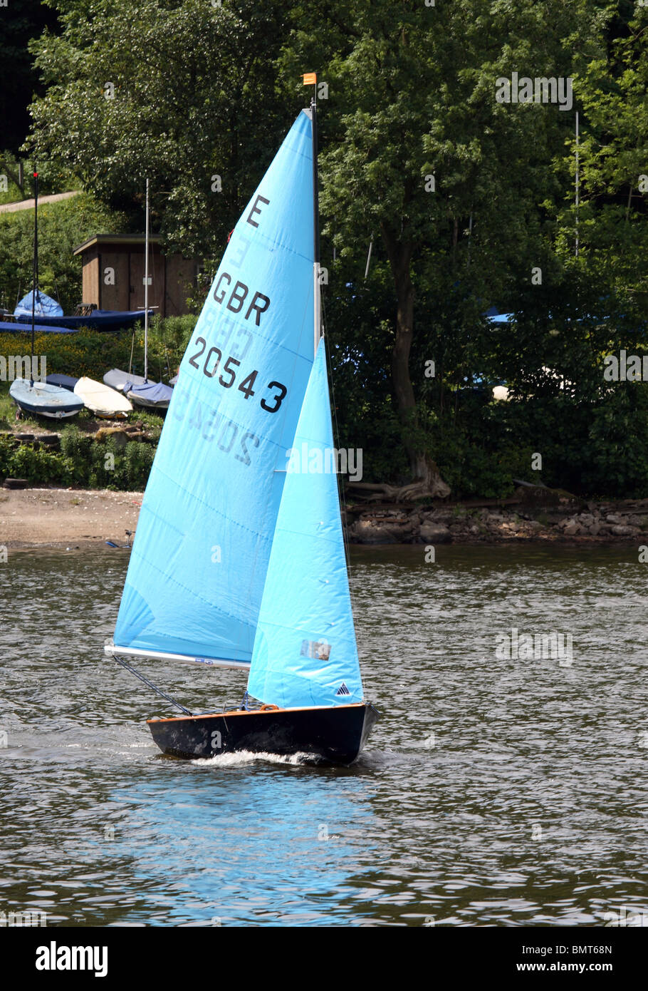 sailing on Rudyard Lake Stock Photo - Alamy