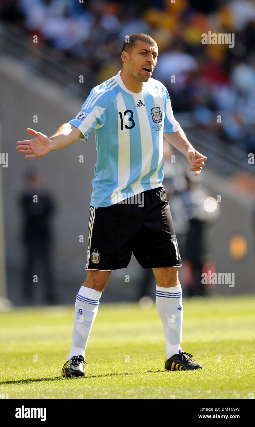 WALTER SAMUEL ARGENTINA SOCCER CITY STADIUM SOUTH AFRICA 17 June 2010 ...